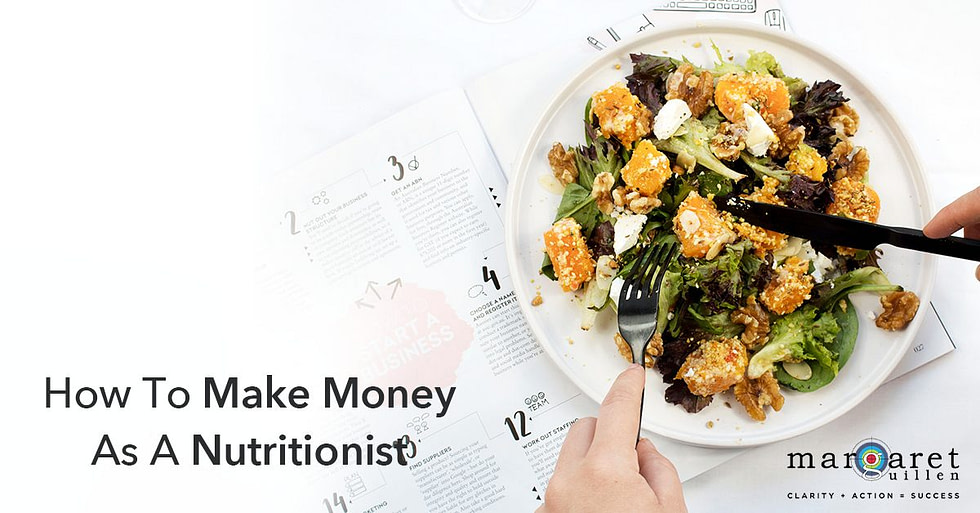 How To Make Money As A Nutritionist In Private Practice